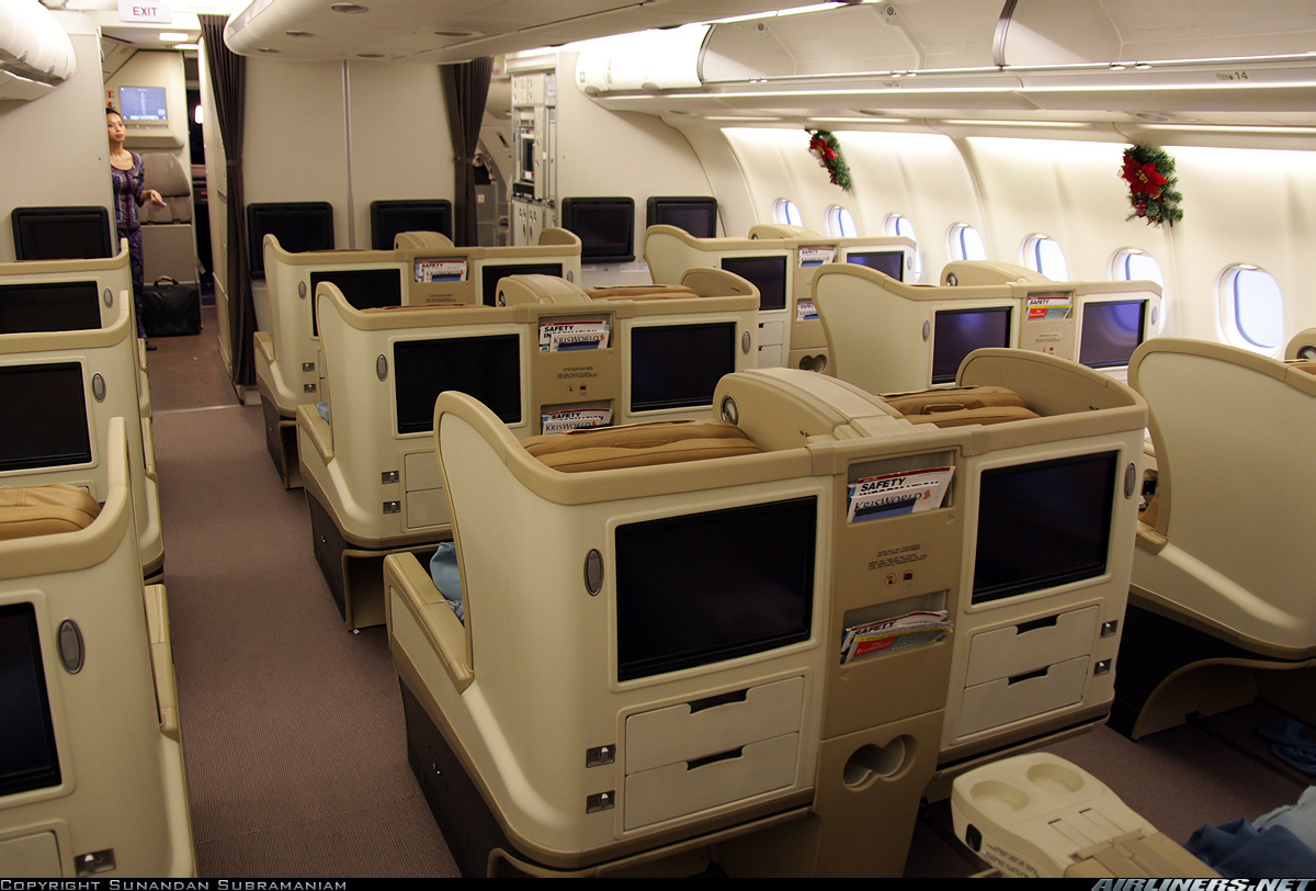 Singapore Airlines – Regional Raffles Class – My CMS